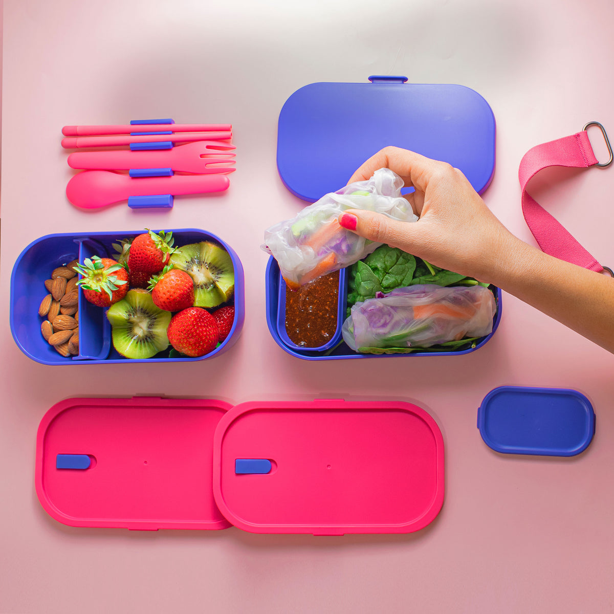 Rice Paper Roll-Ups - A Delicious and Healthy Bento Lunch Box Option ...