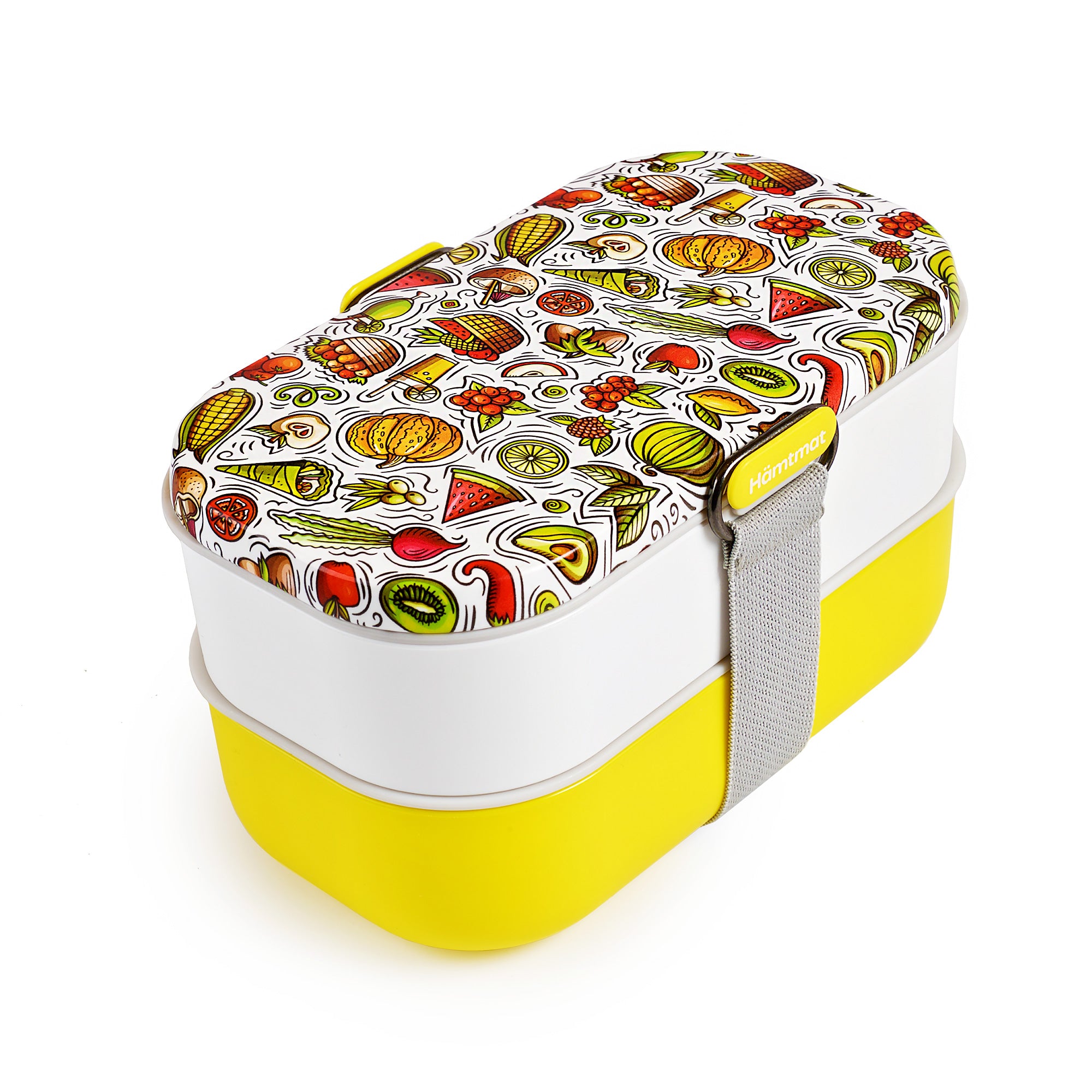 Yellow Fresh Vegetables Leakproof Bento Box - Ideal for Adults ...